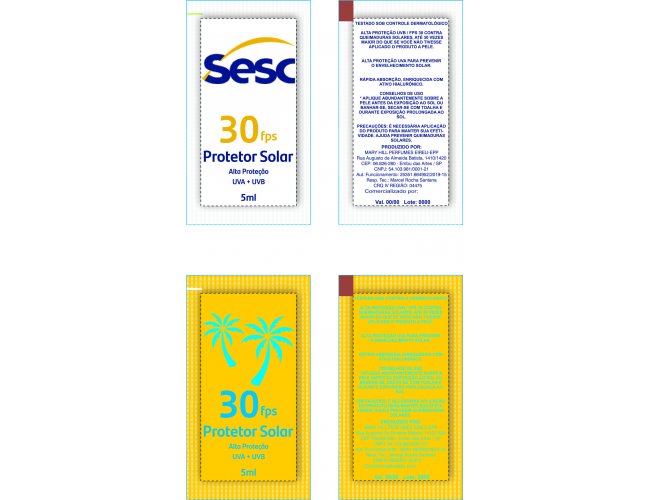 Sachê Protetor Solar - Modelo INF 312